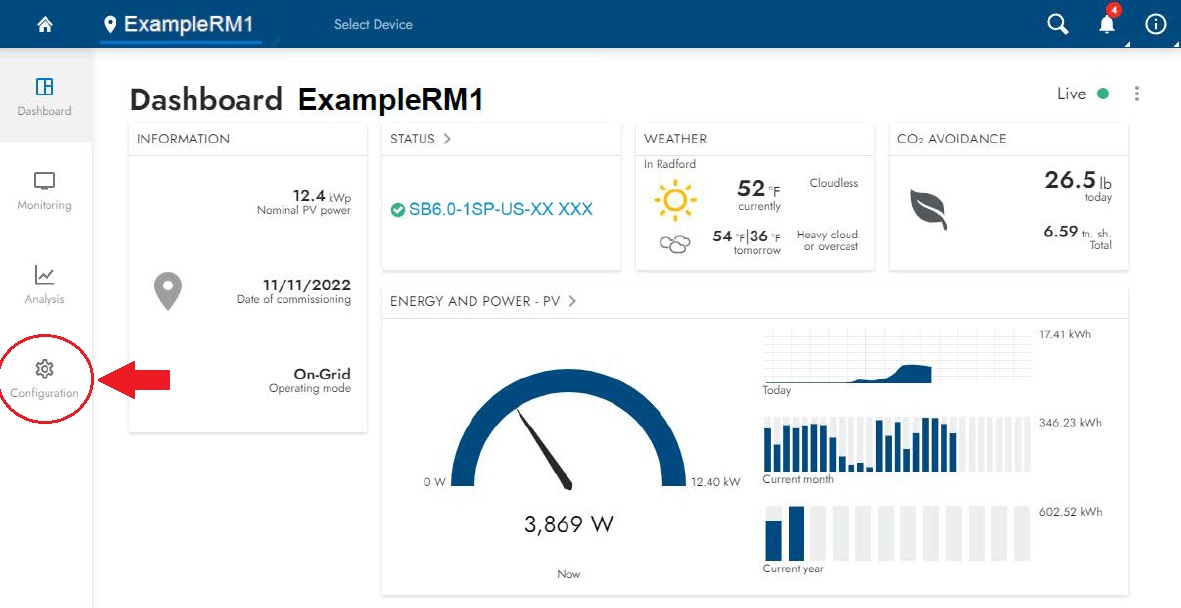 How to set up ennexOS SMA Sunny Portal for automatic reporting